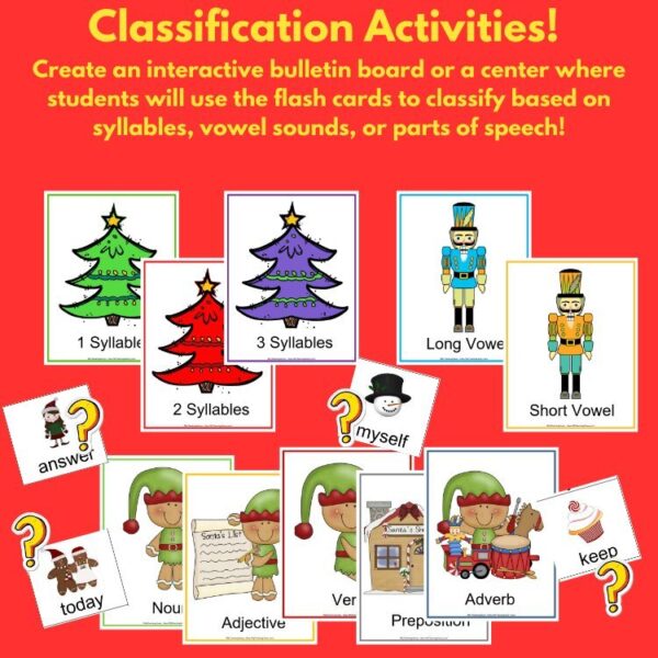 Sight Words – 3rd Grade Flash Cards and Classification | Christmas ...