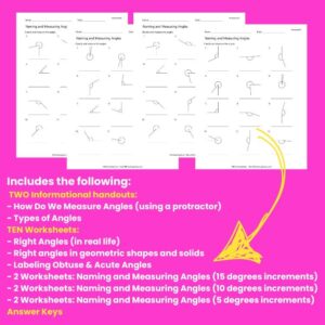 Geometry: Angles | Classifying and Measuring - My Teaching Library ...