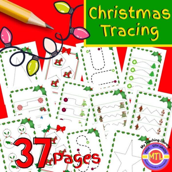 Christmas Tracing - My Teaching Library | MyTeachingLibrary.com