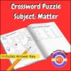 Crossword Puzzle - Matter - My Teaching Library | MyTeachingLibrary.com