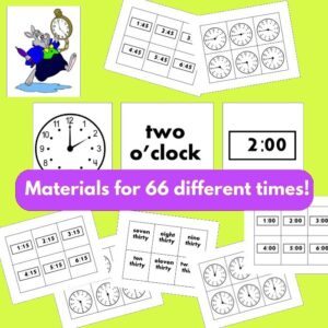 Telling Time | Math Center - My Teaching Library | MyTeachingLibrary.com
