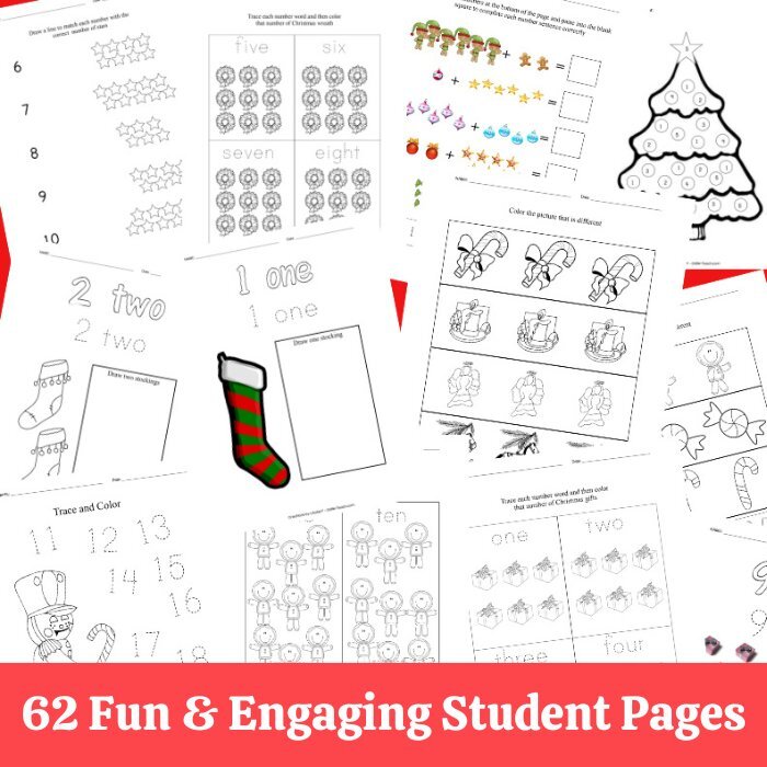 Christmas Math (Numbers 1-20) - My Teaching Library | MyTeachingLibrary.com