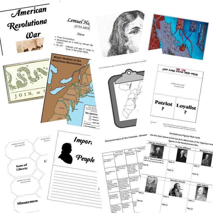 The American Revolution | 4th-8th Grades - My Teaching Library ...