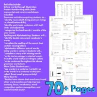 Easter Vocabulary, Grammar, and Language Arts Activities Unit - My ...