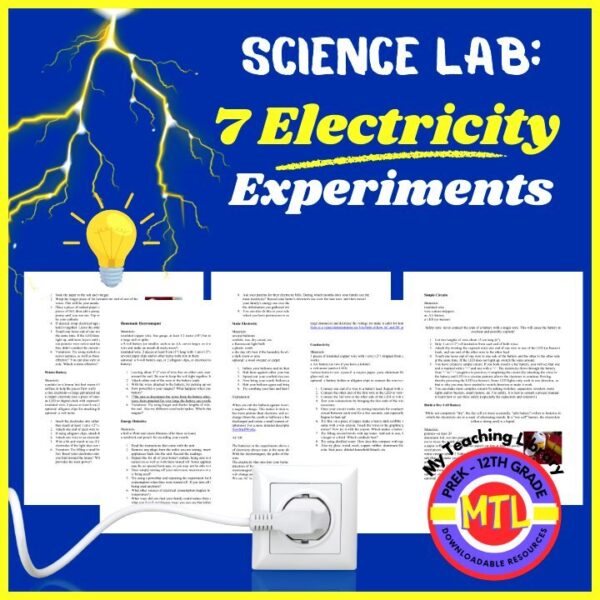 Science Lab | 7 Fun Electricity Experiments - My Teaching Library ...