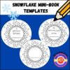 Snowflake Mini-Book Template - My Teaching Library | MyTeachingLibrary.com