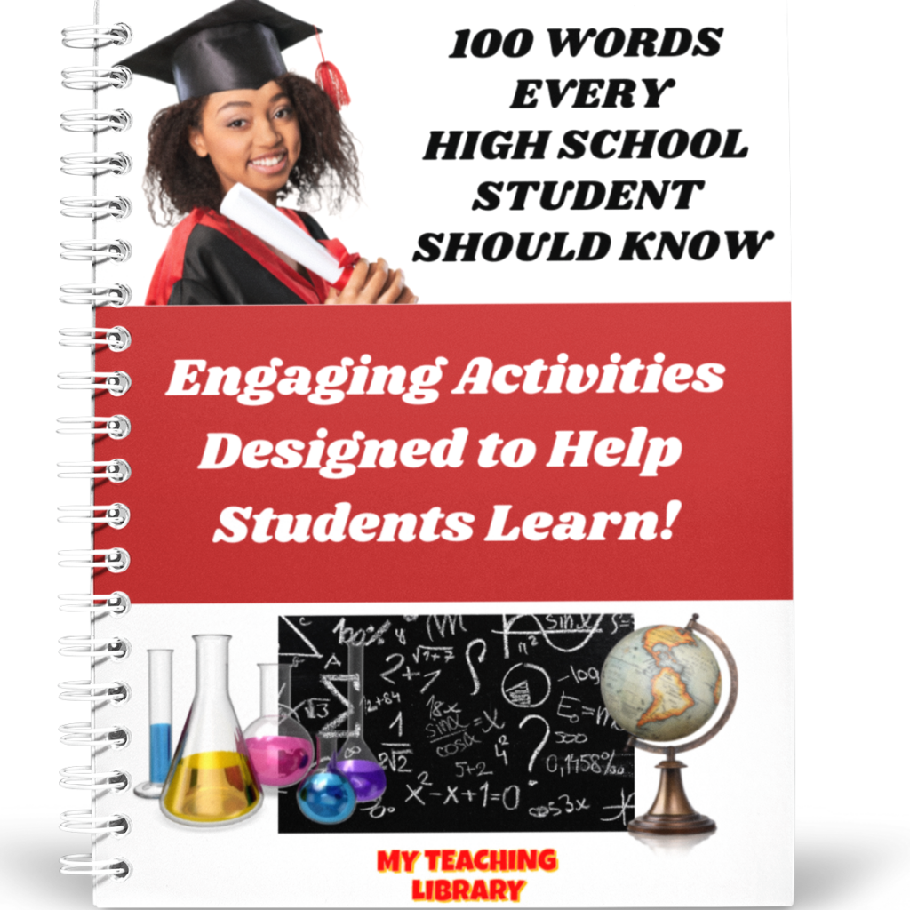 100 Vocabulary Words Every High School Student Should Know - My ...
