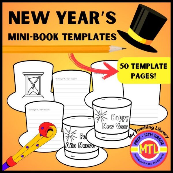 New Year's Mini-Book Templates - My Teaching Library ...