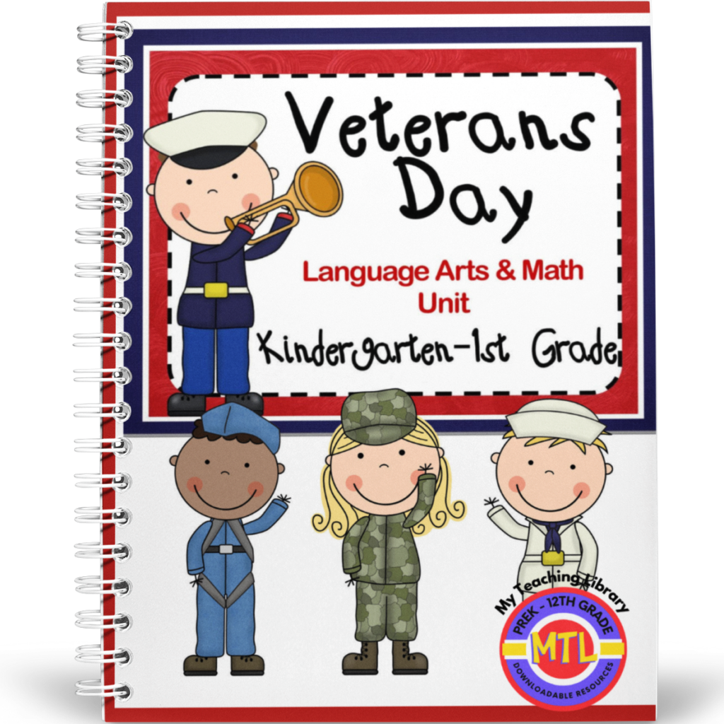 Veterans Day Kindergarten - 1st Grade Unit - My Teaching Library ...
