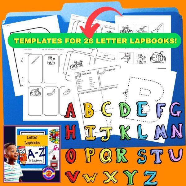 Letters Lapbooks | Alphabet A-Z - My Teaching Library ...