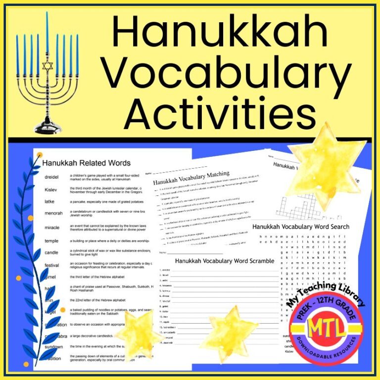 Hanukkah Coloring Pages | Menorah - My Teaching Library ...