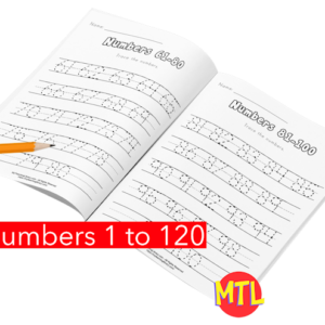 Tracing Numbers 1-120 - My Teaching Library | MyTeachingLibrary.com