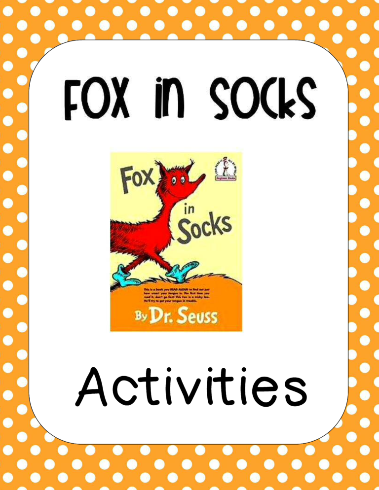 Fox in Socks | Dr. Seuss - My Teaching Library | MyTeachingLibrary.com