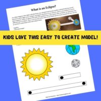 Solar Eclipse Paper Model - My Teaching Library | MyTeachingLibrary.com