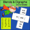 Blends and Digraphs Word Slides - My Teaching Library ...