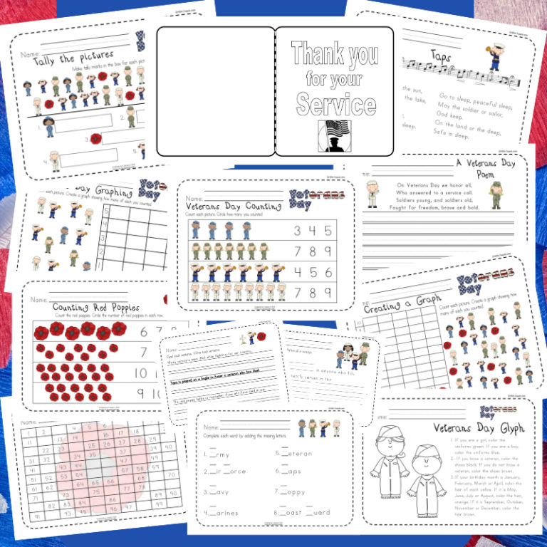 Veterans Day Kindergarten - 1st Grade Unit - My Teaching Library ...