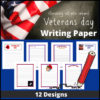 Veterans Day Writing Paper - My Teaching Library | MyTeachingLibrary.com