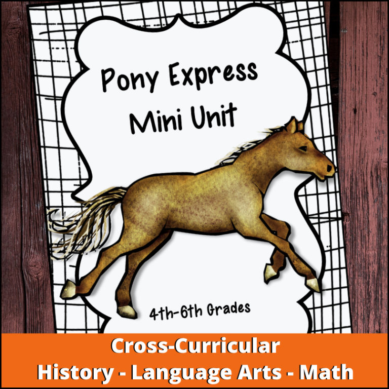 Pony Express Mini-Unit - My Teaching Library | MyTeachingLibrary.com