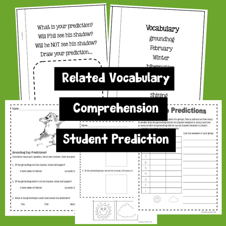 Groundhog Day Reader and Activities | February Lessons - My Teaching ...