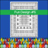 Fun Design 5 Coloring Page - My Teaching Library | MyTeachingLibrary.com