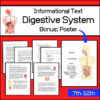 Digestive System | 2 Informational Articles | BONUS Poster - My ...