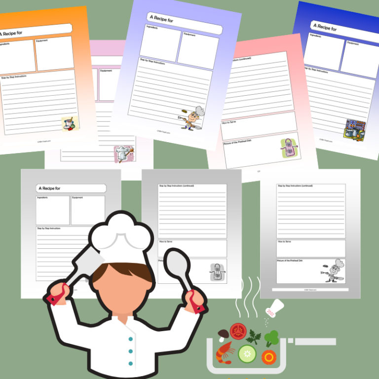 Recipe Templates - My Teaching Library | MyTeachingLibrary.com