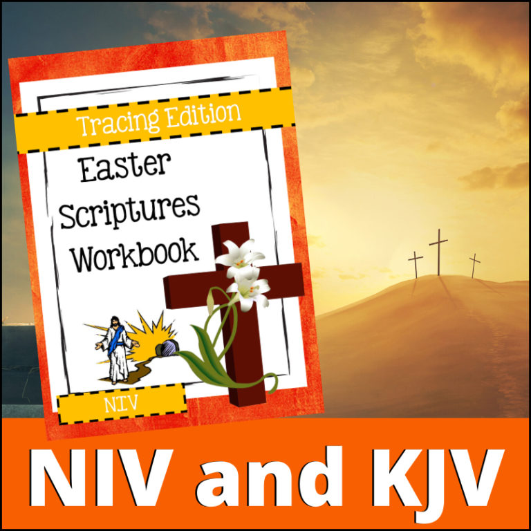 Easter Scriptures Workbook: Manuscript - KJV - My Teaching Library ...