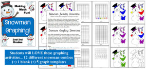 Snowman Graphing | Interactive Math - My Teaching Library ...