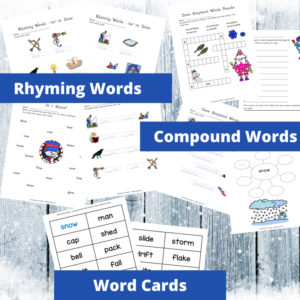 Fun with SNOW - Rhyming and Compound Words (Differentiated) - My ...