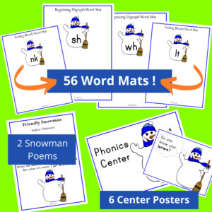 Snowman themed - Literacy Unit - My Teaching Library | CHSH-Teach LLC