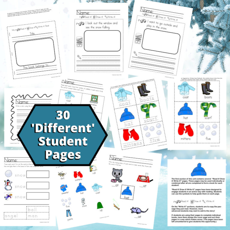 Winter Reading and Writing | 1st & 2nd Grades - My Teaching Library ...