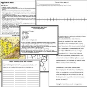 Johnny Appleseed Unit - A Factual Unit for 4th-8th grades - My Teaching ...