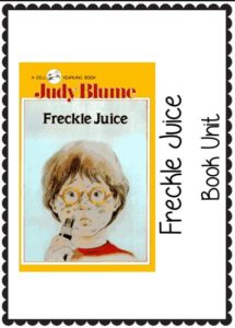 Freckle Juice Book Unit - Judy Blume - My Teaching Library ...