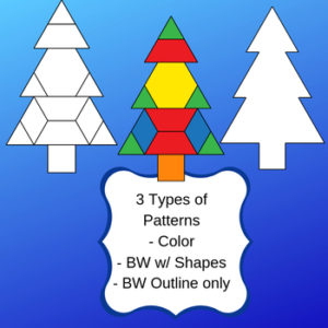 Winter - Christmas Pattern Block Unit - My Teaching Library ...