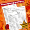 Thanksgiving Analogies - My Teaching Library | MyTeachingLibrary.com