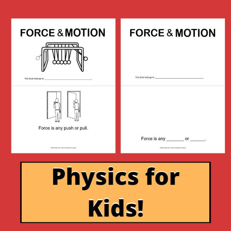 Science Mini-Books: Force & Motion - My Teaching Library ...