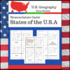 US States - Nomenclature Cards - My Teaching Library ...