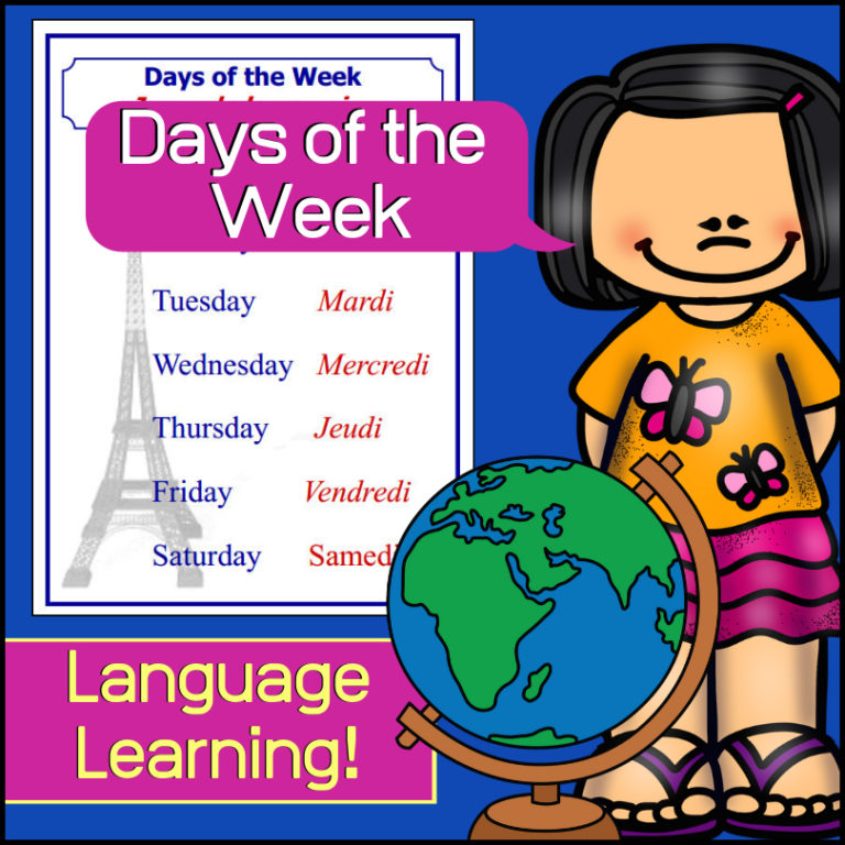 French: Days of the Week Poster - My Teaching Library ...