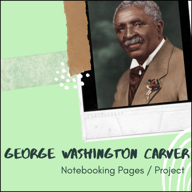George Washington Carver Notebooking pages - My Teaching Library ...