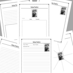 Rosa Parks Project-Based Unit | Research – Writing – Presentation - My ...