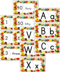 Number and Alphabet Puzzles ~ Fall Themed - My Teaching Library ...