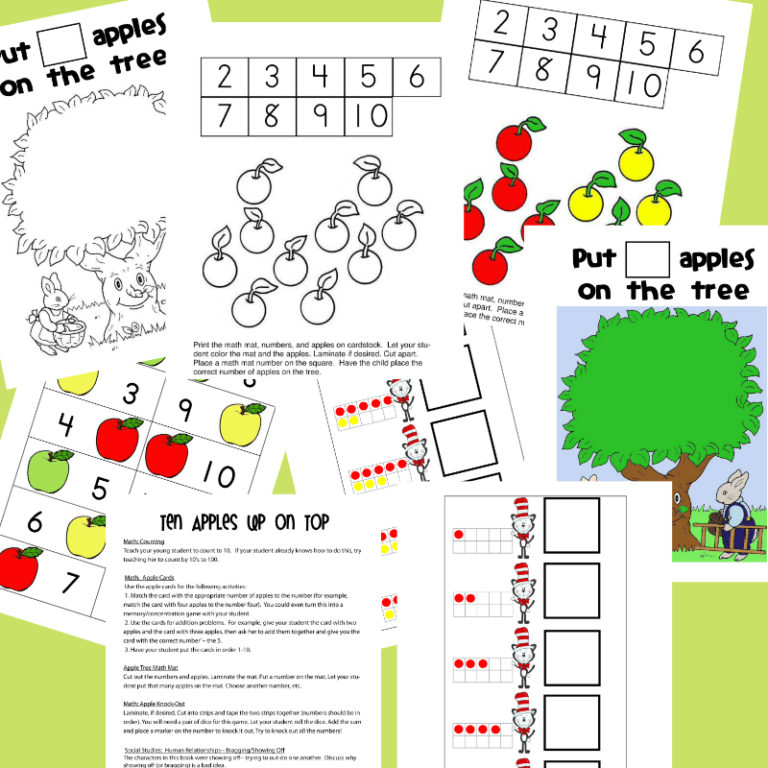 Ten Apples Up On Top (Dr. Seuss) Resource - My Teaching Library ...
