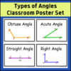 Types of Angles - Classroom Poster Set - My Teaching Library ...