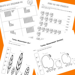 November Math for 1st Grade - My Teaching Library | MyTeachingLibrary.com
