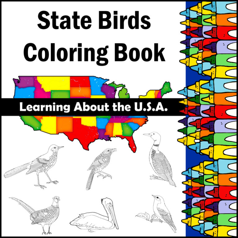 U.S. State Birds Coloring Book - My Teaching Library ...