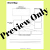 Vocabulary Word Maps for Word Study - My Teaching Library ...