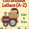 Christmas Letters (Color & Trace) Coloring Book - My Teaching Library ...