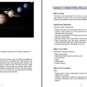 Solar System Science & Math - Comparing Size and Distance - My Teaching ...