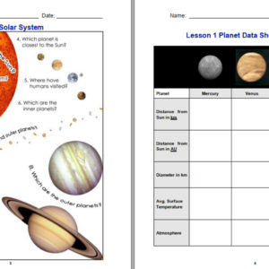 Solar System Science & Math - Comparing Size and Distance - My Teaching ...