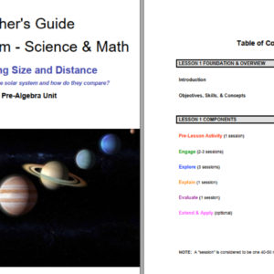 Solar System Science & Math - Comparing Size and Distance - My Teaching ...